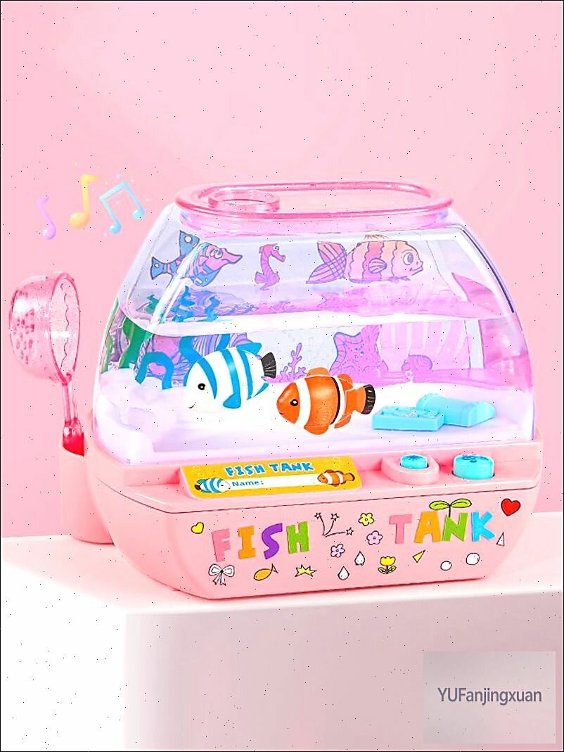 Детский Аквариум С Рыбками Игрушка PP-TY01408-250731P-25 Розовый Для Аквариума