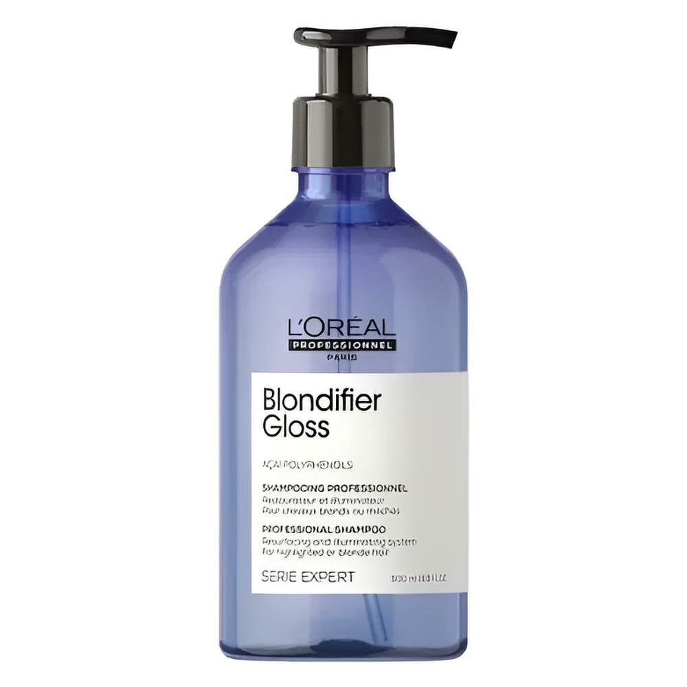 Шампунь LOREAL PROFESSIONNEL Blondifier Gloss для осветленных и мелированных волос, 500 мл