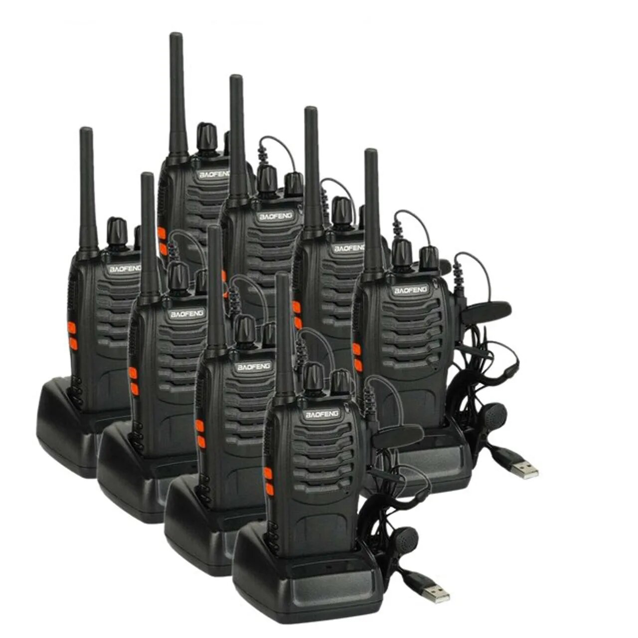 1-10 штук Baofeng BF-888S PMR446/Baofeng BF-88E PMR446 Обновлённая версия 888S Безлицензионное рация Длинномаршрутное рация