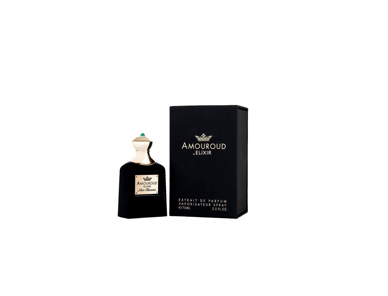 AMOUROUD Noir Illuminé Elixir 75 мл духи для мужчин и женщин, восточные, пряные