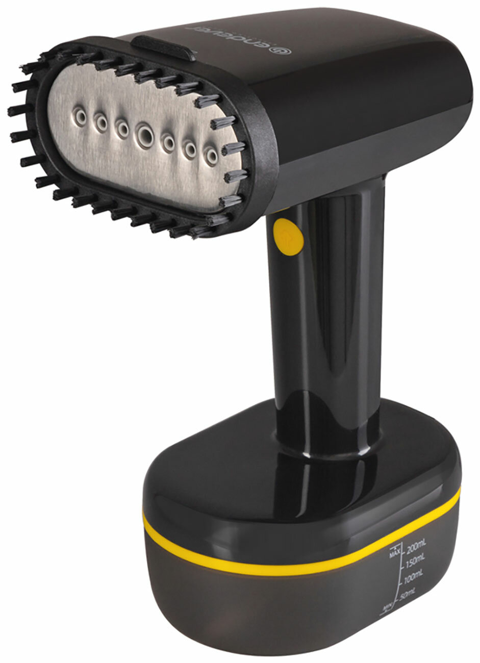Ручной отпариватель Endever Odyssey Q-457, черный/желтый
