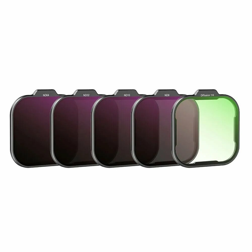 Комплект фильтров ND8-64 для iPhone 17 Pro/17 Pro Max с магнитным быстросъемным креплением.