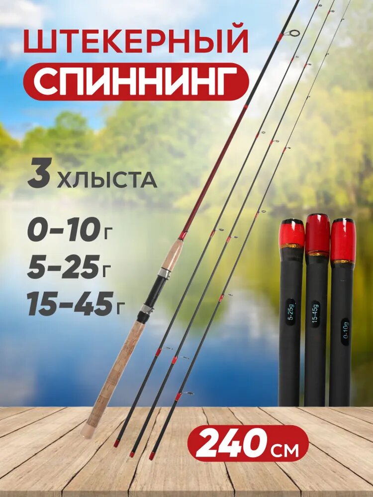 Shimano Спиннинг, рабочая длина: 240 см , до 40 гр
