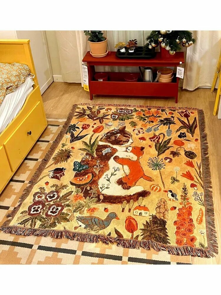Плед жаккардовый , Софт, 130 см х 160 см