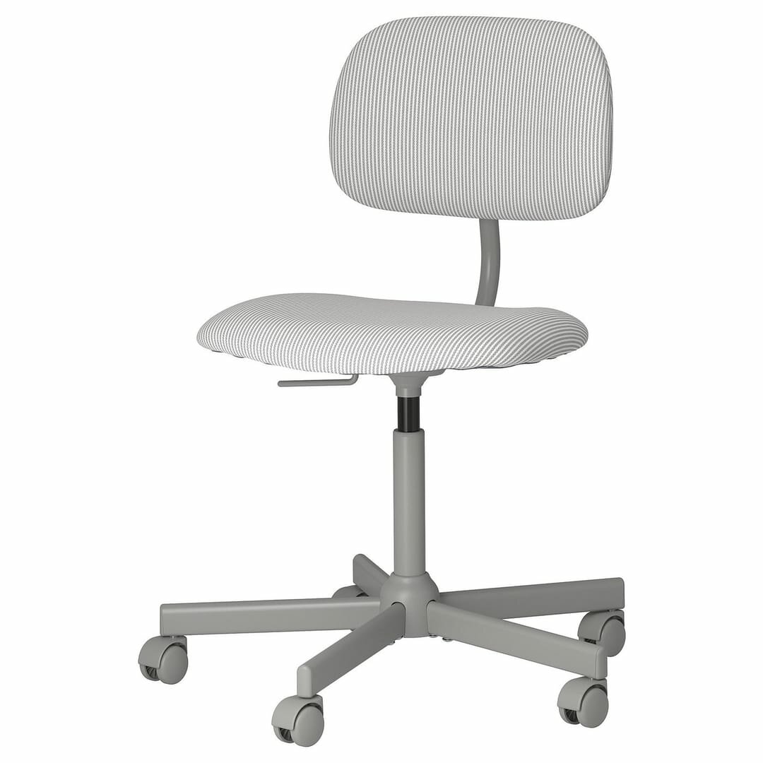 Офисное кресло Ikea BLECKBERGET, бело-серый 805.732.69