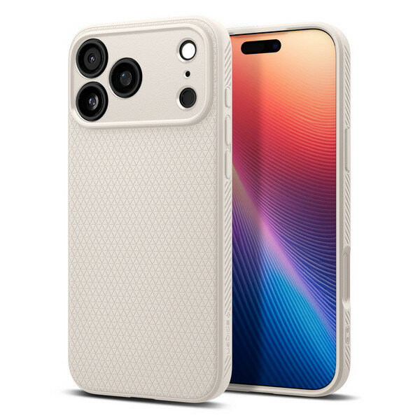 Чехол Spigen Liquid Air для iPhone 17 Pro (ACS10334) Natural Titanium