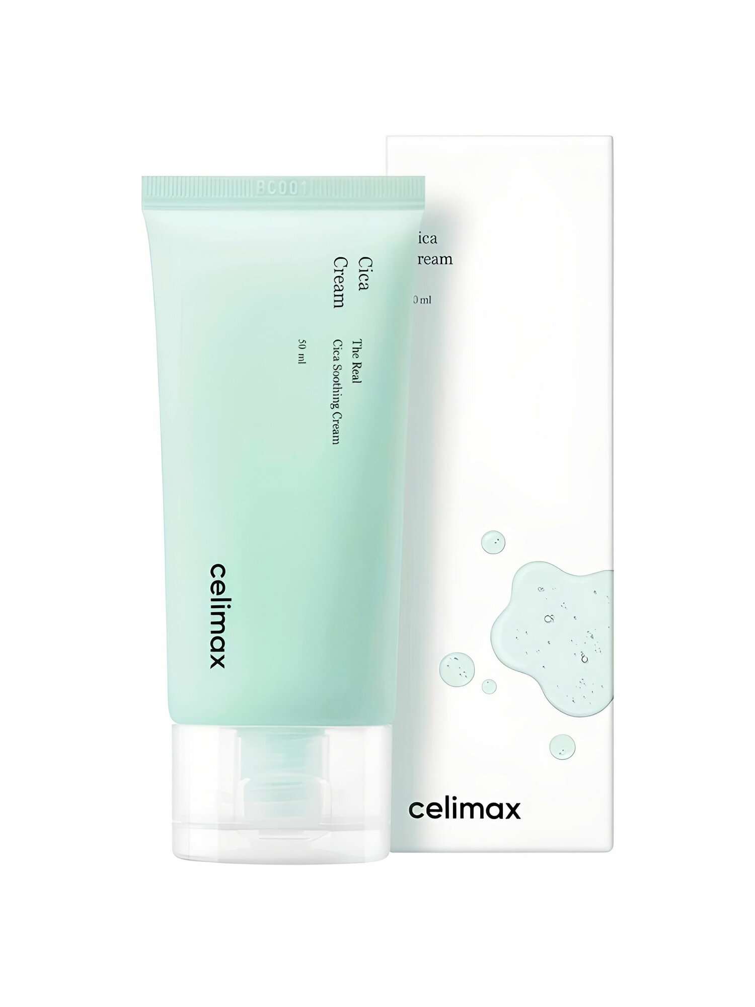 CELIMAX Крем для лица успокаивающий с экстрактом центеллы азиатской The Real Cica Soothing Cream 50мл
