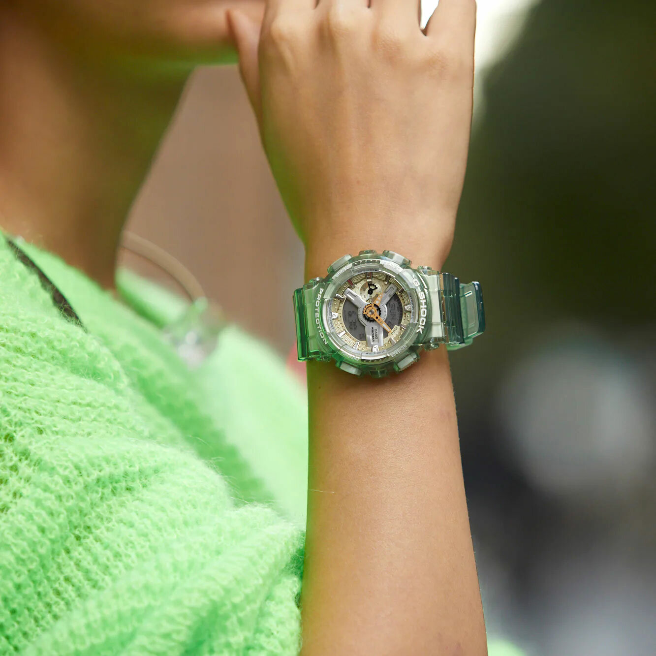 Наручные часы CASIO, зеленый — фото 1