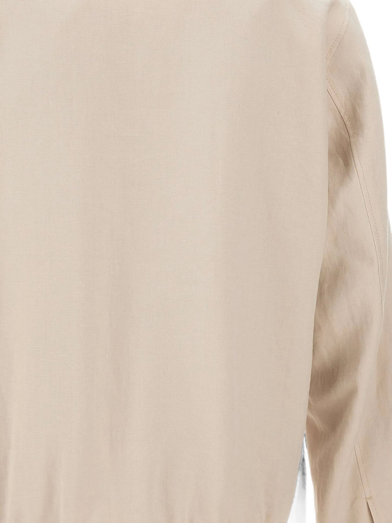 Куртка BOSS Slim-fit zip-up linen jacket, размер 50, разноцветный — фото 1