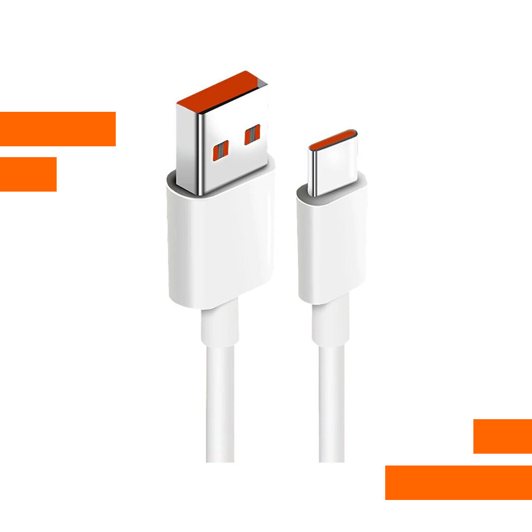 Кабель для быстрой зарядки Xiaomi BHR4915CN 6A, USB Type-C, 67 W, 1 m