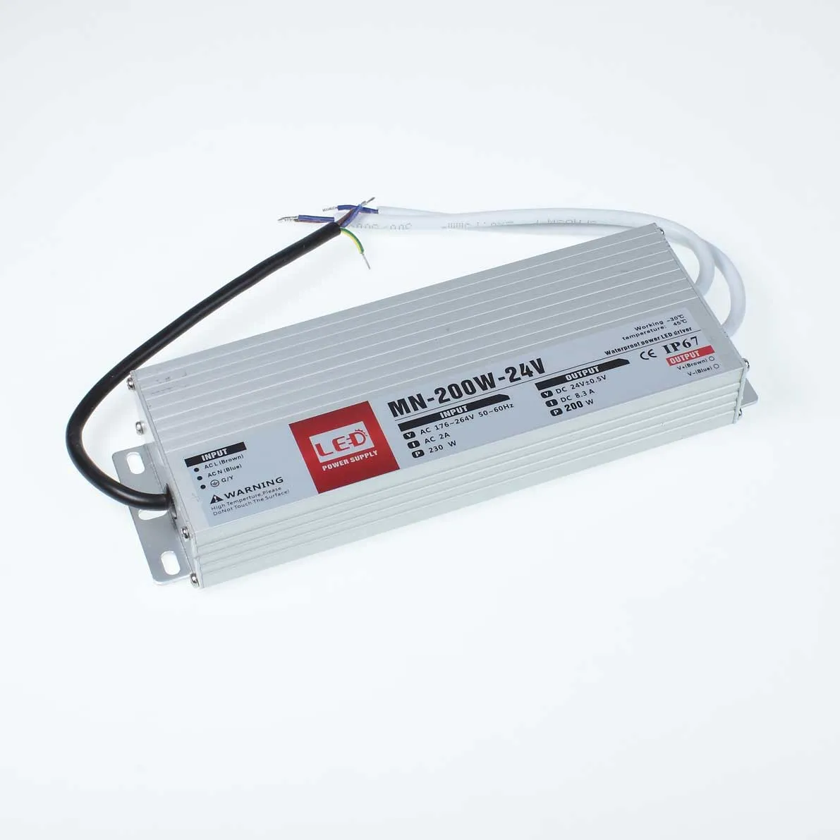 Лампы светодиодные ShopLEDs Блок питания MN-200W24V FSB200-24 (24V, 200W, 8.3A, IP67)