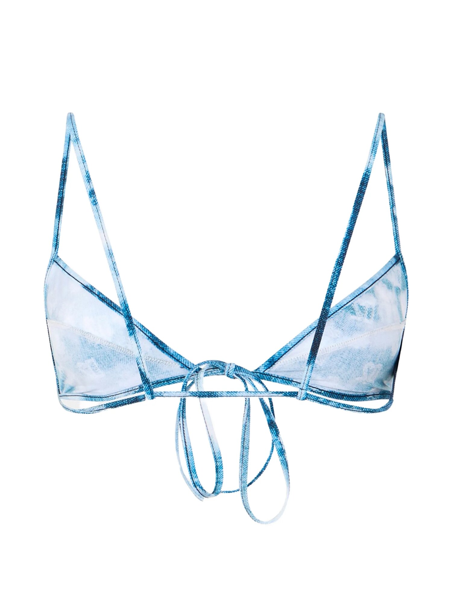 Топ DSQUARED2 D2 monogram triangle top, размер 40 — фото 1