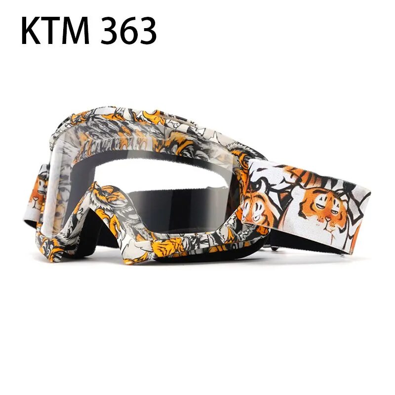 Мотоочки KTM 363, цвет: темно-синий, серый, перламутровый, унисекс