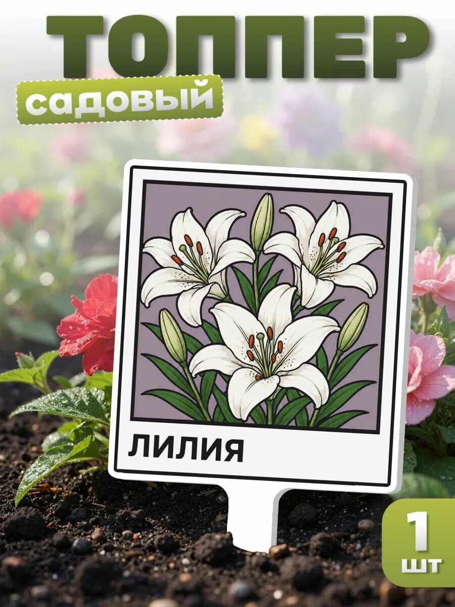 Садовые фигурки для дачи цветы Лилия