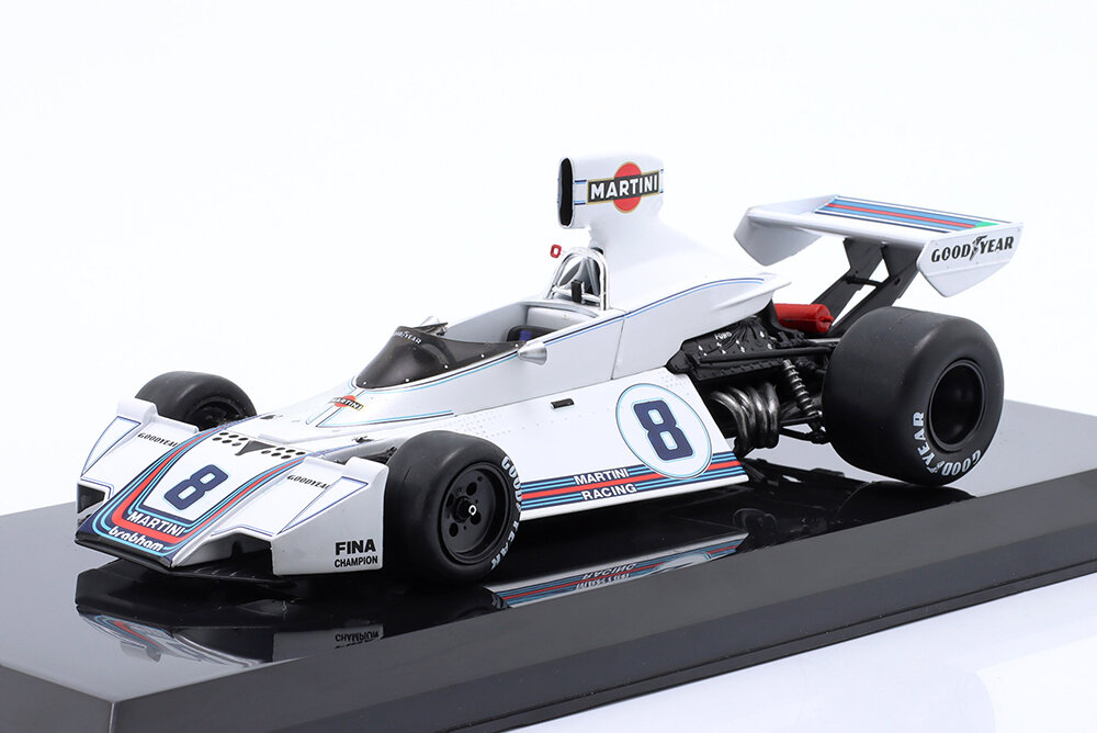 Модель коллекционная ALTAYA Brabham F1 BT44B team martini racing #8 season 1975 carlos pace with showcase white