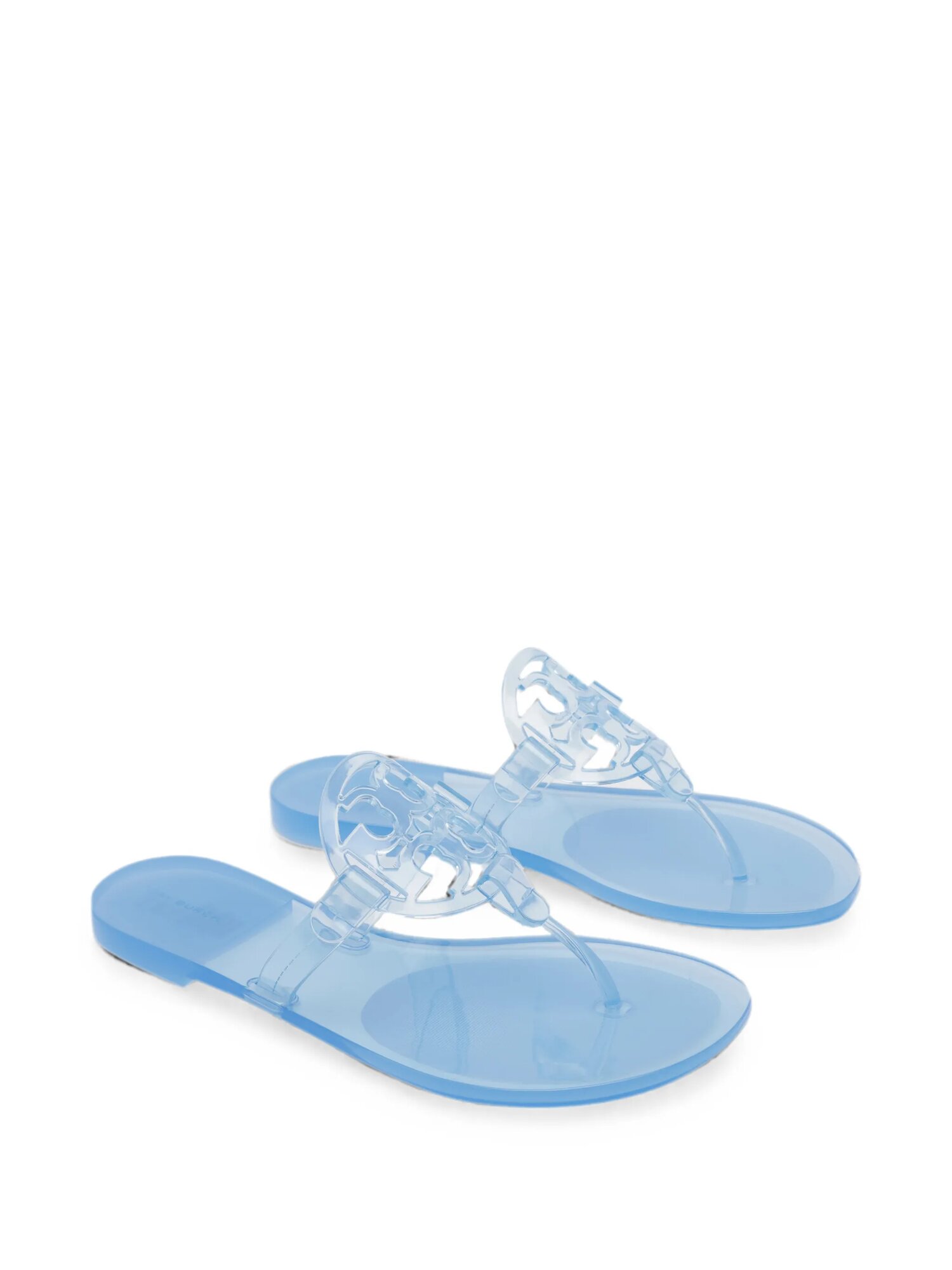 Шлёпанцы Tory Burch Miller Jelly flip flops, размер 10, синий — фото 1