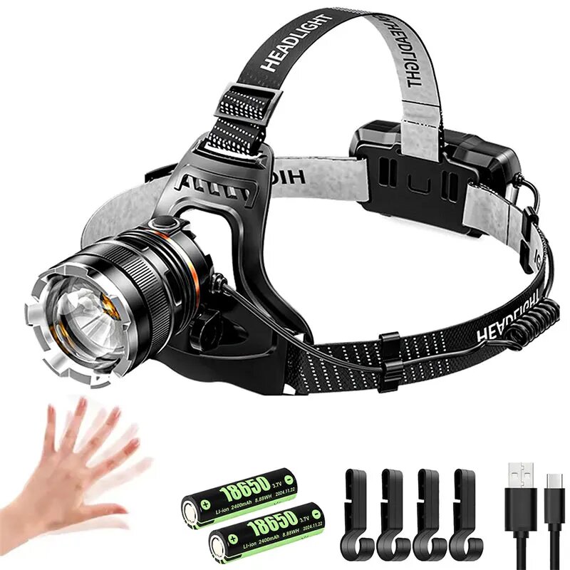 Heinast Налобный Фонарь LED Черный Sensor-Set A