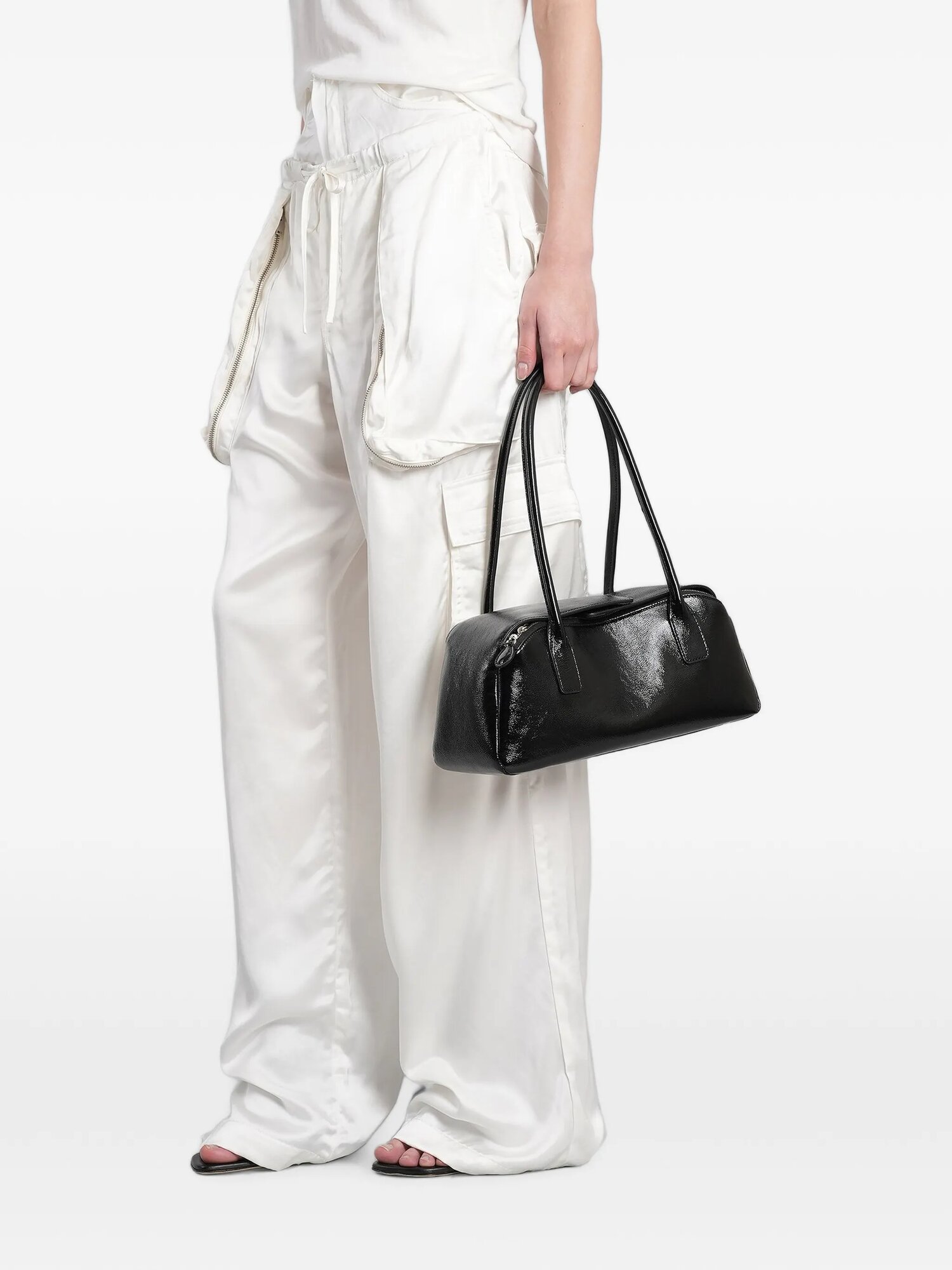 Брюки NVL-GARDE Drawstring-waist cargo pants, размер 25, разноцветный — фото 1