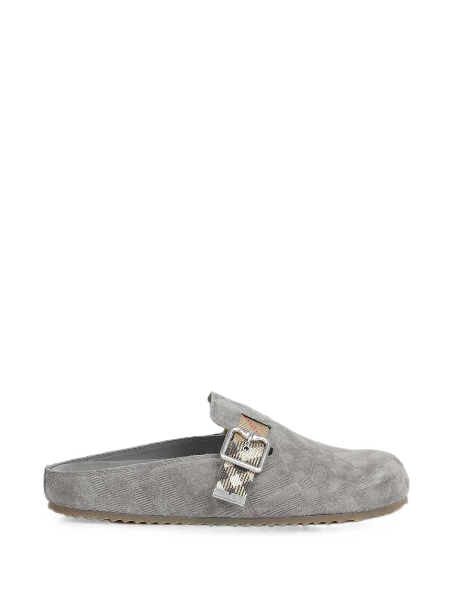 Мюли Check-print buckled mules