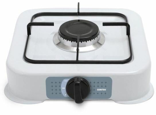 Газовая настольная плита CENTEK CT-1520, 1 конфорка, белый