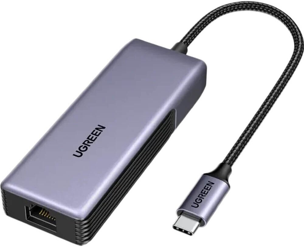 Сетевой адаптер Ugreen CM848 серый