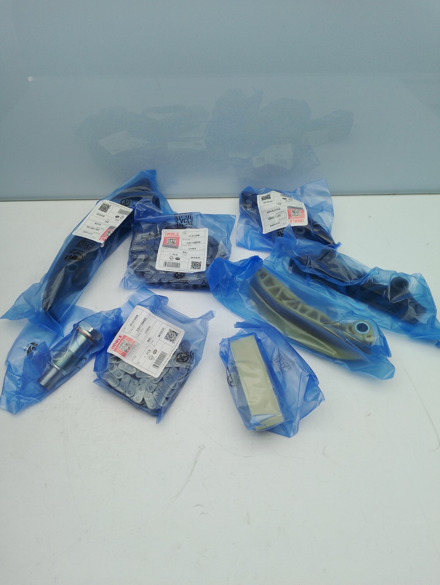 Новый ремкомплект цепи ГРМ VW VAG 3.2 AZZ BAA IMALE/IMLENG I01010006 03H109507 066109513A