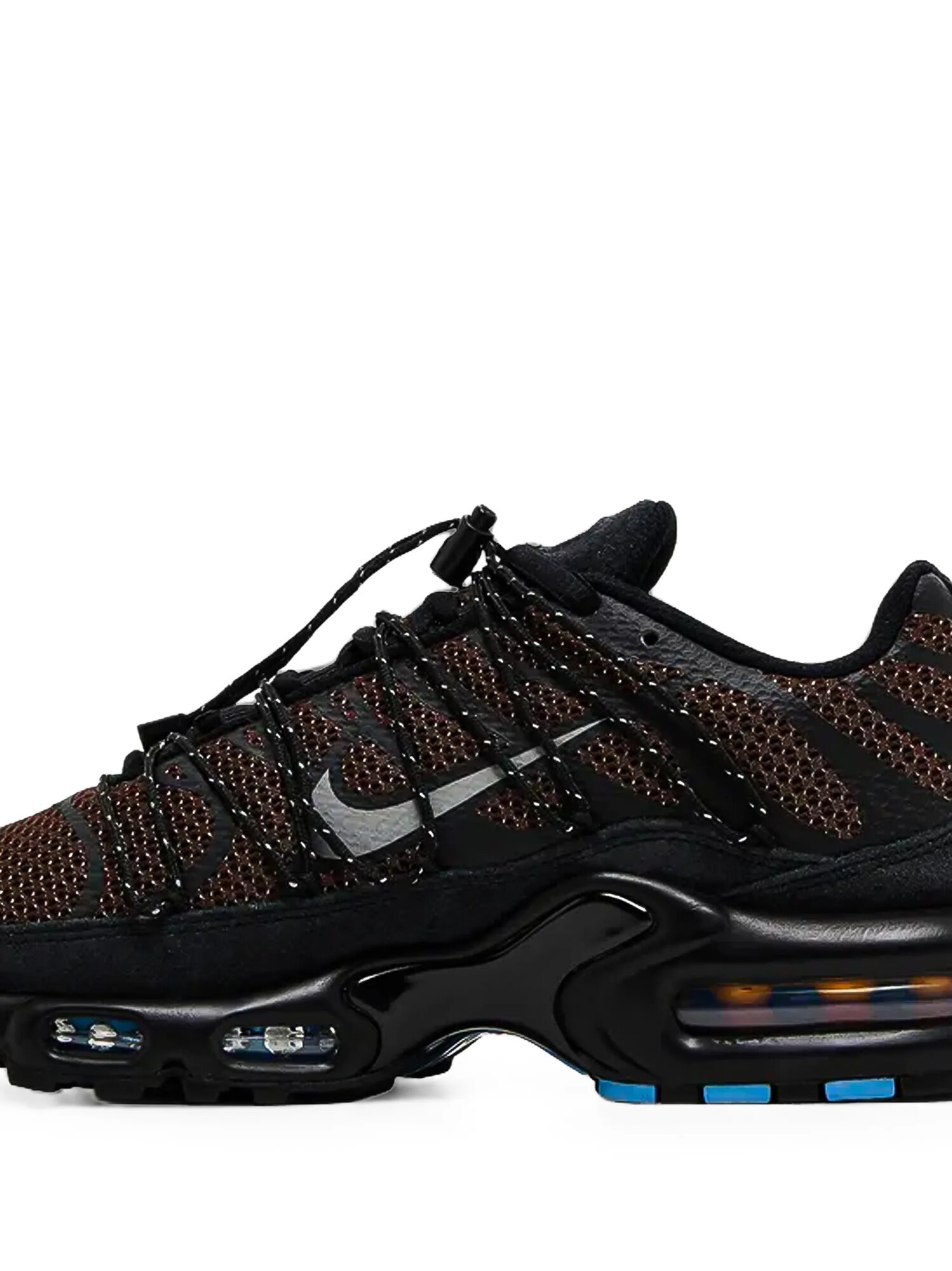 Кроссовки NIKE Air Max Plus Utility, размер 9 US, коричневый/серый/оранжевый — фото 1