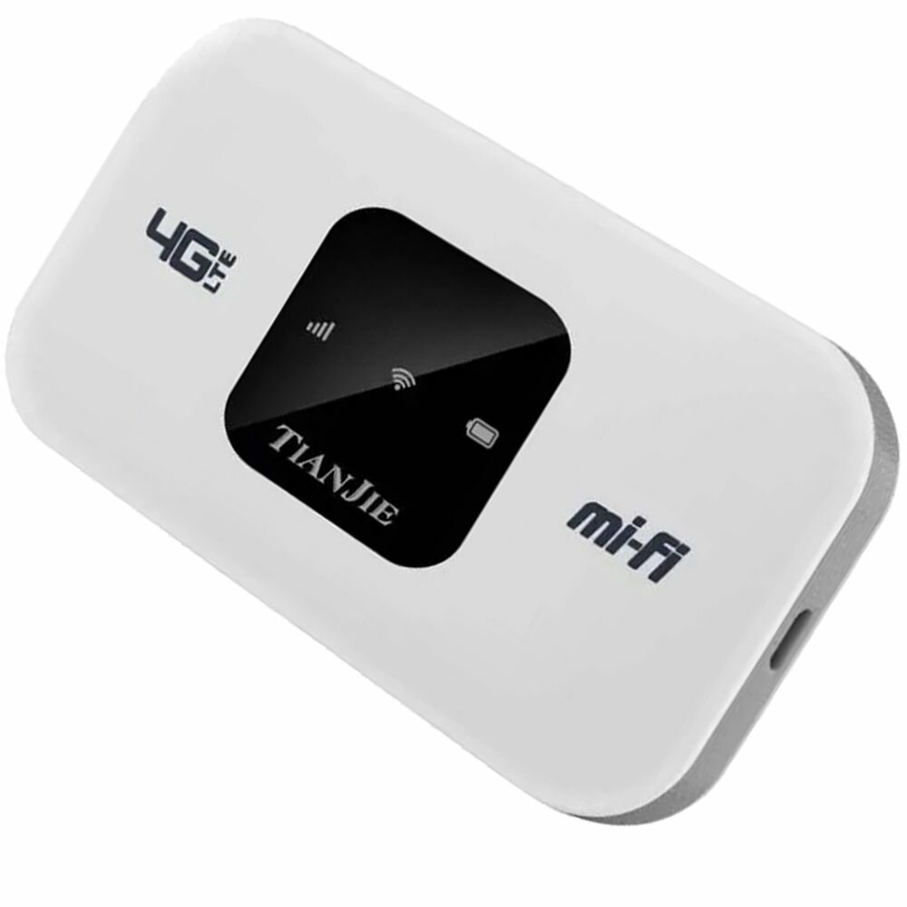 4g Модем Wifi + Сим Карта в Подарок! Беспроводной, 5 часов без подзарядки. Вес 50 гр, разблокированный. Макс. скорость 150мб.