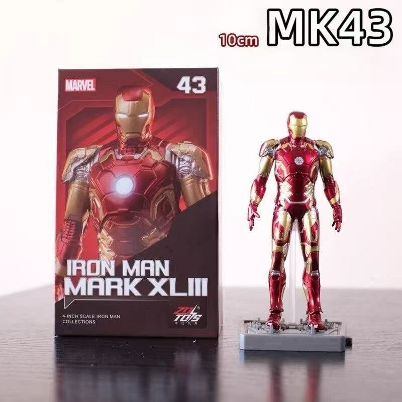 Фигурка премиум Marvel MARK43 Железный Человек （10 см） Disney， Marvel，ZD TOYS