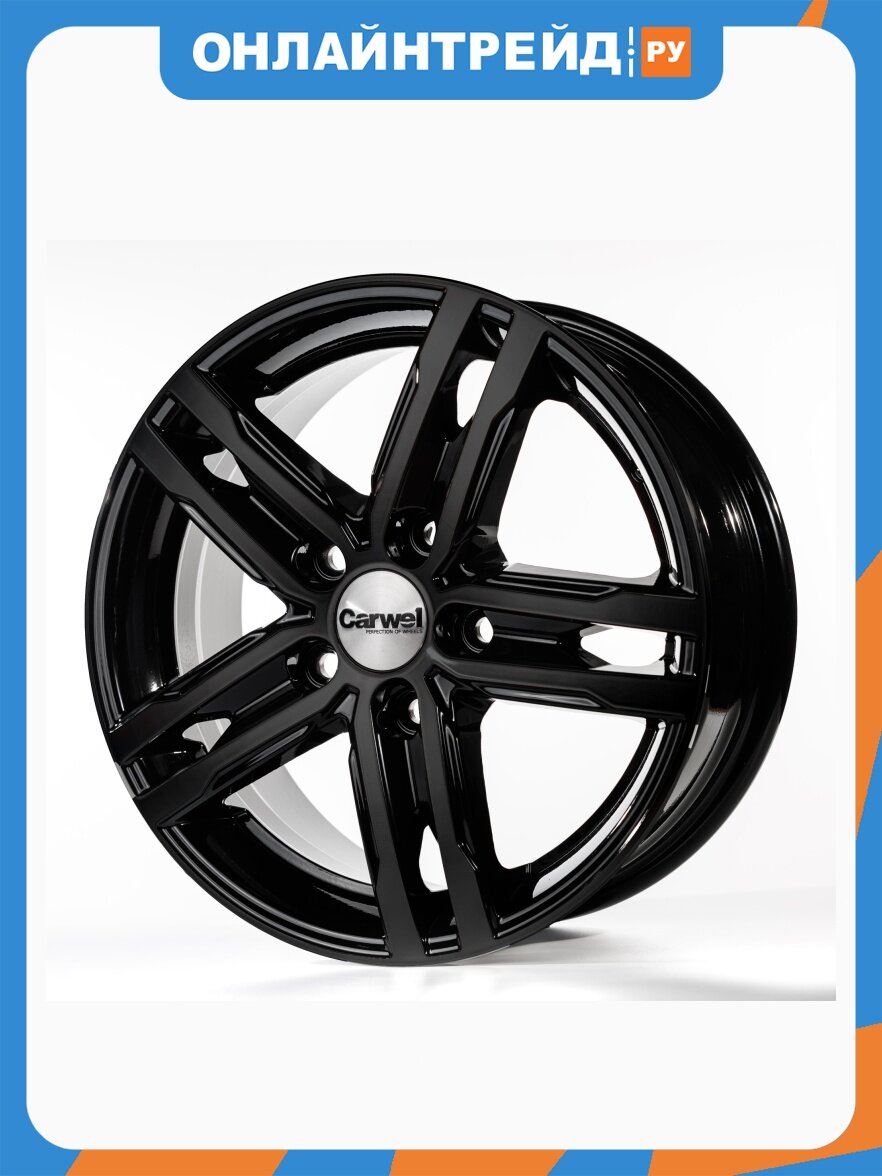 Диск Carwel Волга 178 6x15/5x114.3 D67.1 ET46 BK