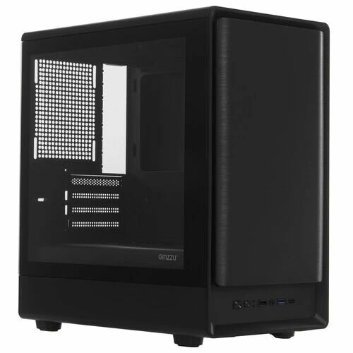 Компьютерный корпус GiNZZU CL450 (CL450) черный - Mini Tower, Micro-ATX, USB 3.2 Gen 1 Type-A