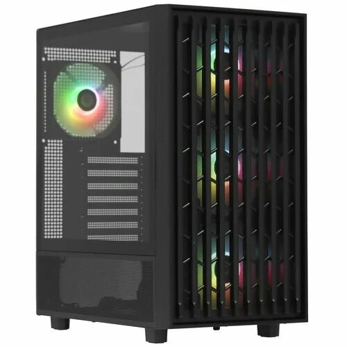 Компьютерный корпус ARDOR GAMING Rare M4 (GAMING RARE M4) черный - Midi Tower, ATX, USB 2.0 Type-A, USB 3.2 Gen 1 Type-A, USB 3.2 Gen 1 Type-C