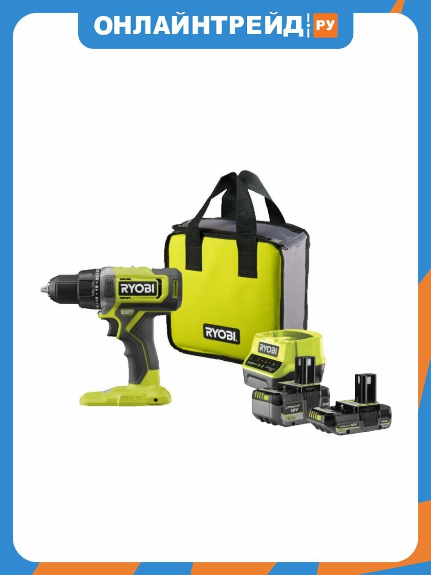 Дрель-шуруповерт Ryobi 18В RDD18-2C20S 5133005520