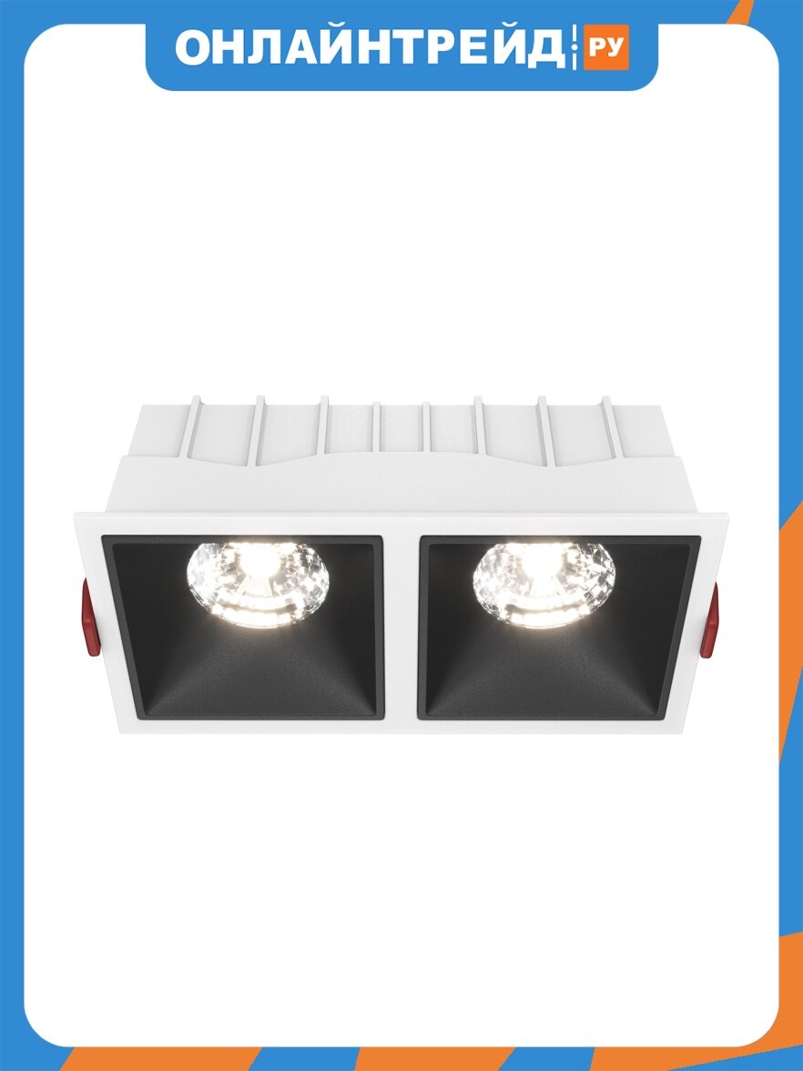 Встраиваемый светильник Maytoni Alfa LED DL043-02-15W4K-D-SQ-WB