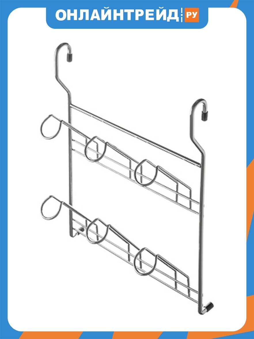 Полка Vetta для стаканов 23,5x11x34cм (481-001)