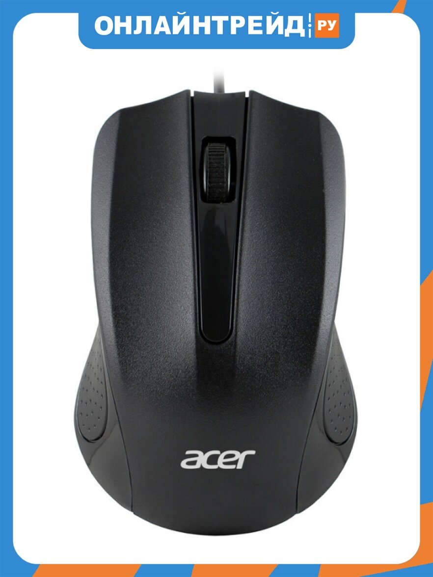 Мышь Acer OMW010 оптическая USB черный (1369691)