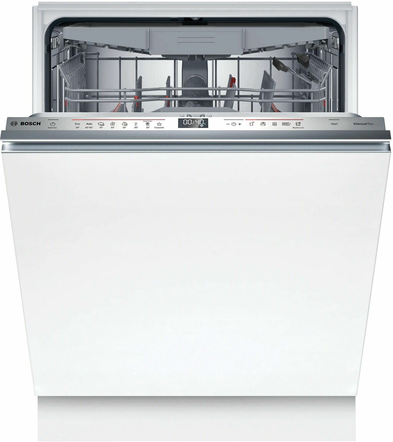 Встраиваемая посудомоечная машина Bosch SMV6ECX08E полноразмерная, Авто 45-65°C, 3 корзины, Германия
