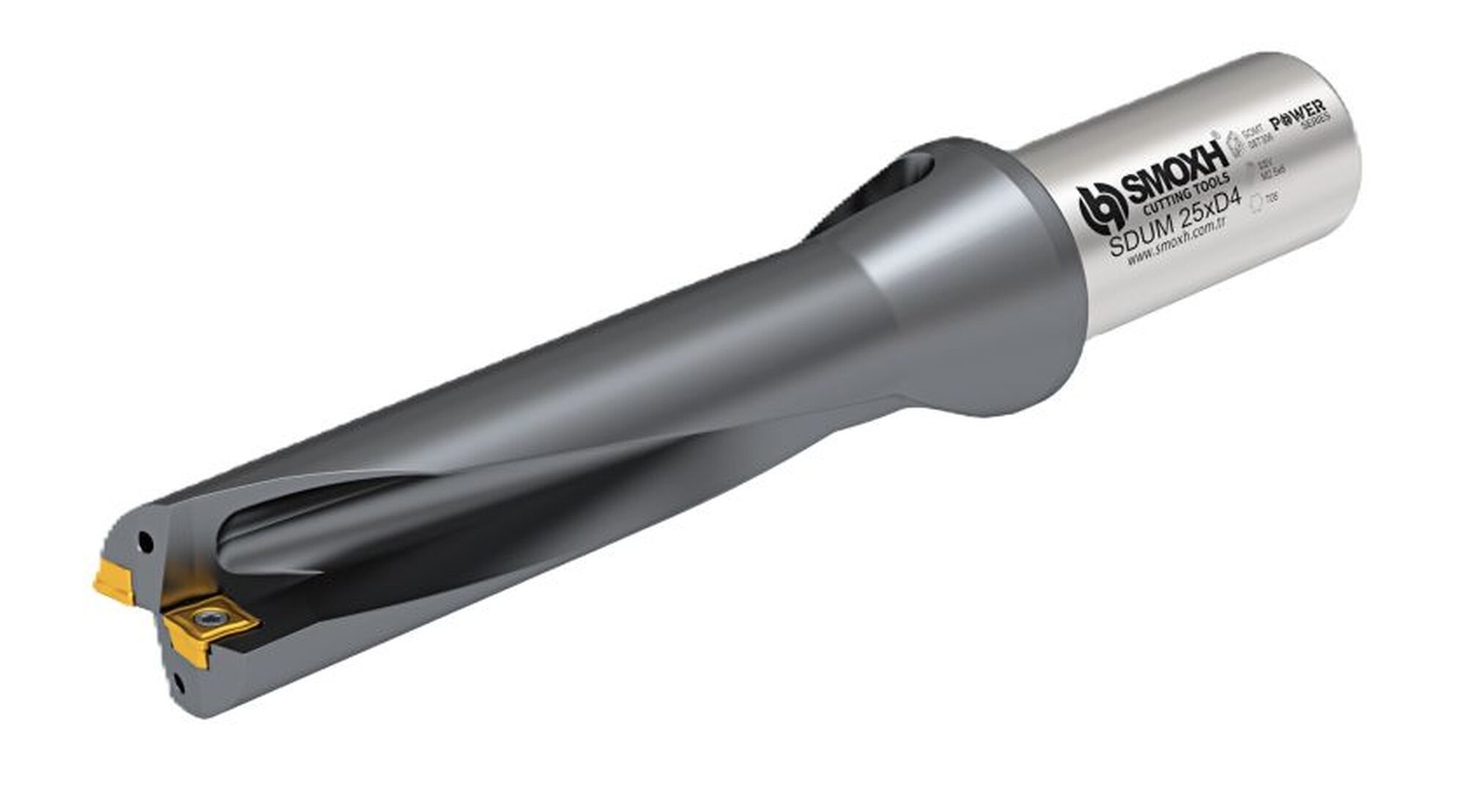 Сверло SMOXH SDUM 23.5XD3 SOMT 08T306, со сменными твердосплавными пластинами