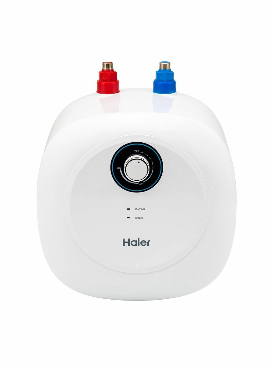 Водонагреватель накопительный 10л Haier ES10V-MQ2 2 кВт под раковиной/ Бойлер для воды электрический с верхней подводкой