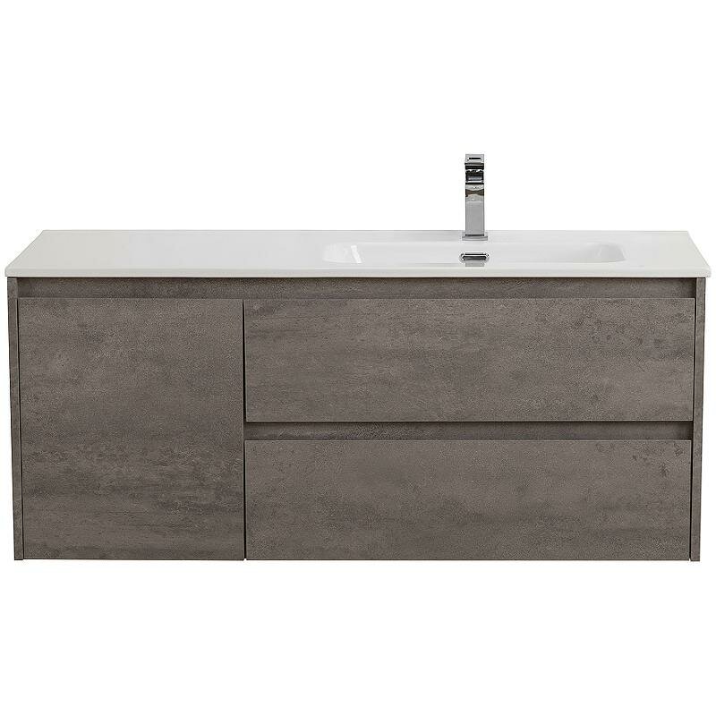 Тумба под раковину BelBagno Kraft 100 R KRAFT-1000-2C-1A-SO-CG-R подвесная Cemento Grigio
