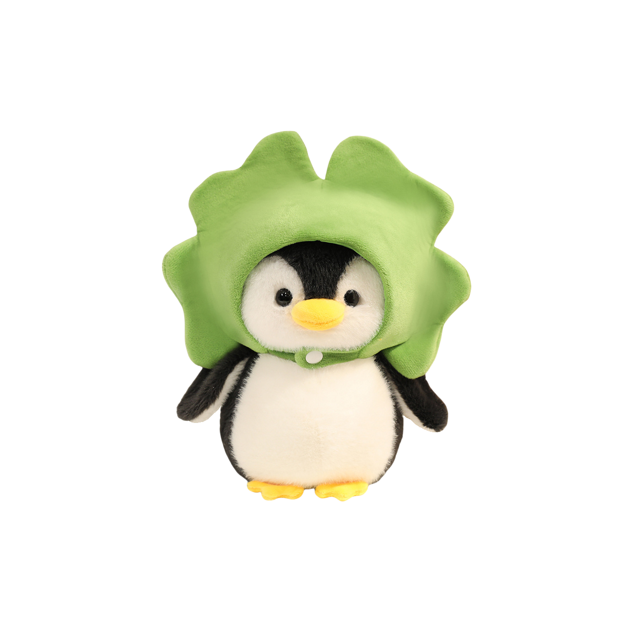 Плюшевая игрушка-пингвин унисекс SEGOU с капюшоном, 25 см, With Hood Penguin: Four-Leaf Clover Hat