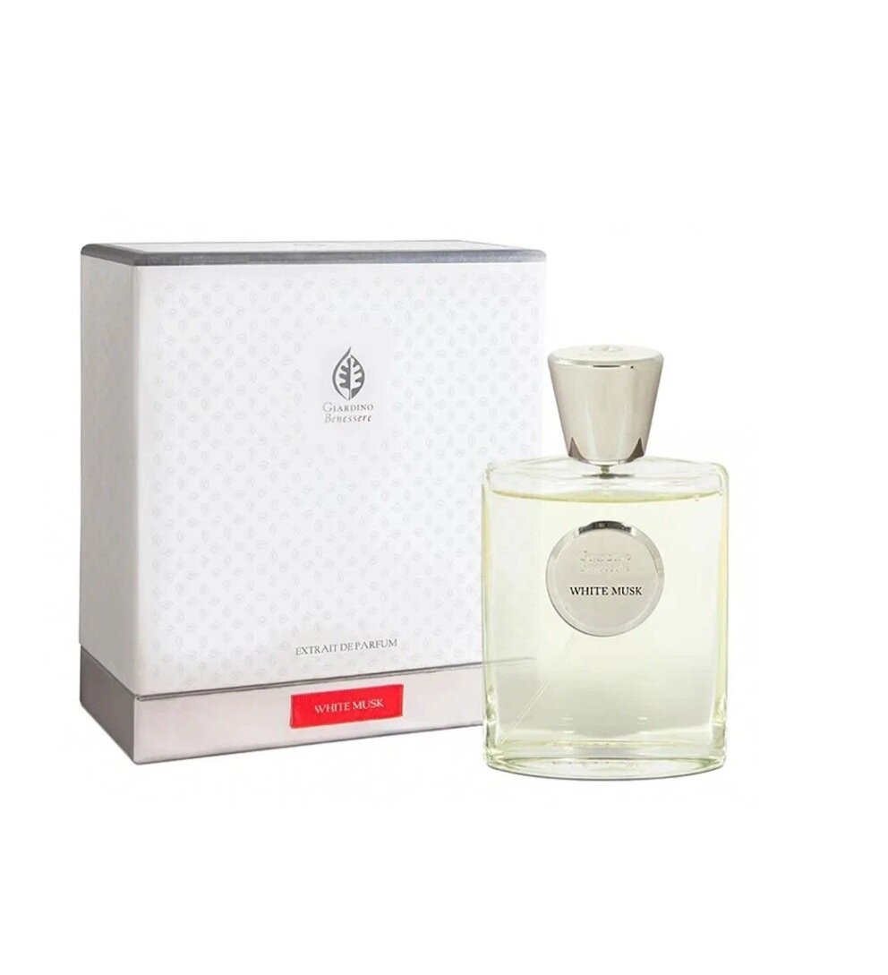 Giardino Benessere White Musk 100 мл духи (Extrait de Parfum) для мужчин и женщин, цветочные, древесно-мускусные