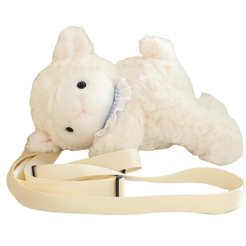 Плюшевая сумка-мешочек унисекс Mise из коллекции животных, Spring Party Bag [Little Lamb], 30CM EU