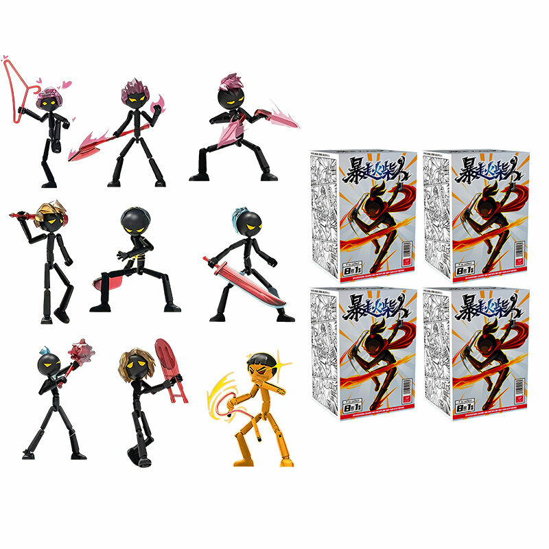 Игрушка унисекс LIANYUDONGMAN Outrageous Stick Figure Collection Mystery Boxes