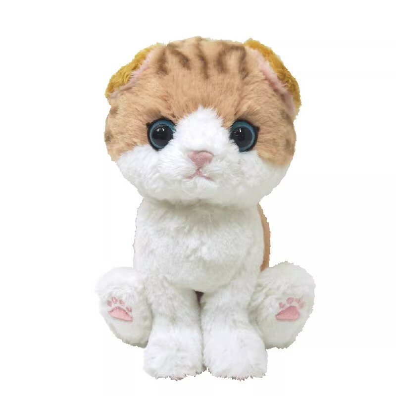 Игрушка унисекс SUNLEMONORIGINAL Кот Успокаивающая Маленькая Кукла, 14 см, Scottish Fold Cat (Brown) P-4222