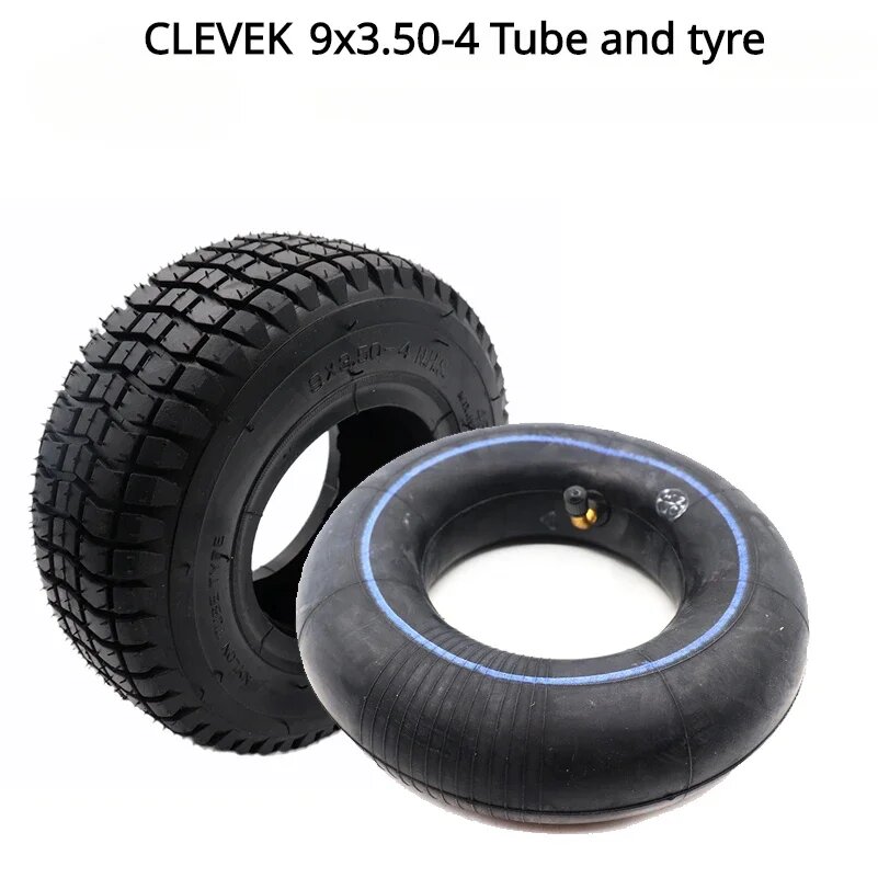 CLEVEK 9x3.50-4 Шина и камера