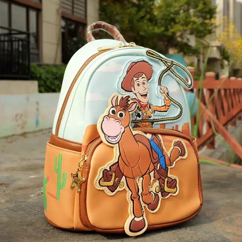 Горячий Loungefly Disney совместный бренд Винни Пух, небольшой размер, дождливый дневной рюкзак, водонепроницаемая модная детская сумка