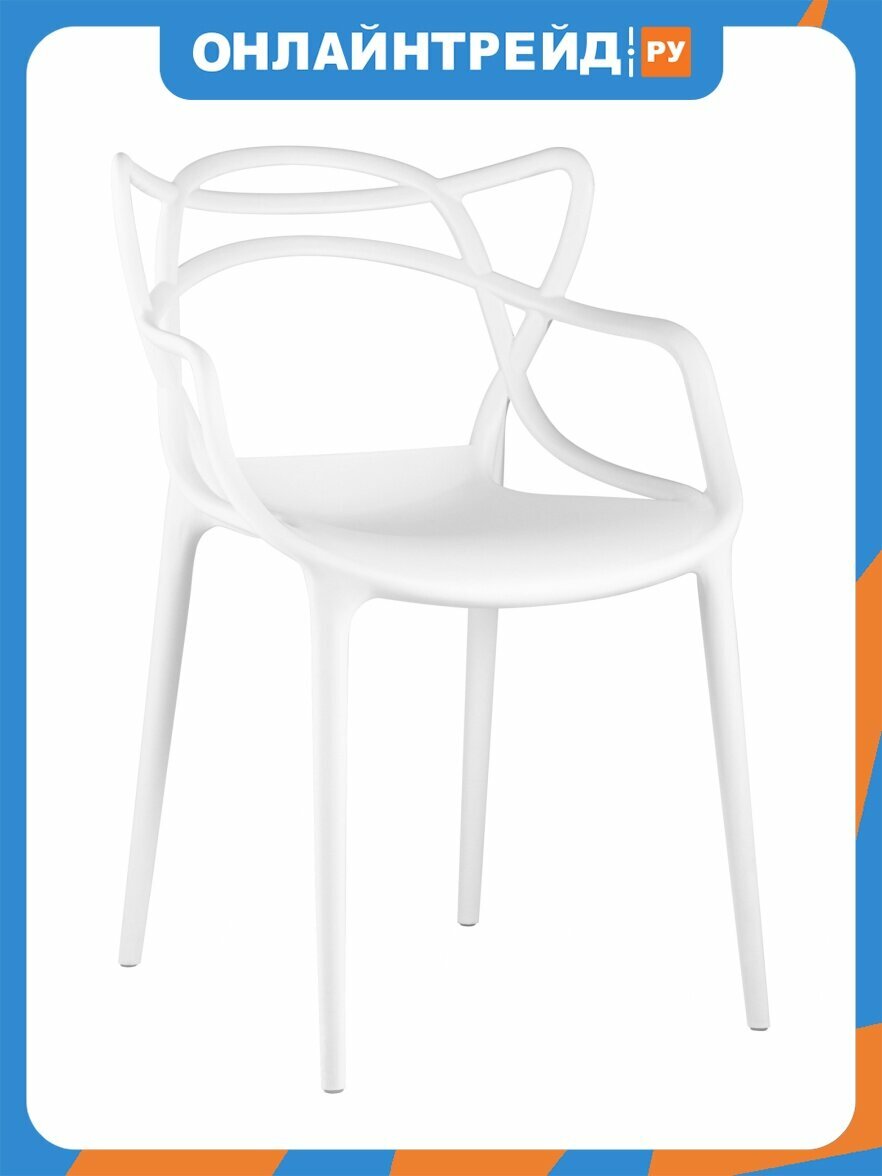 Стул обеденный Stool Group Margarita NEW, пластик белый