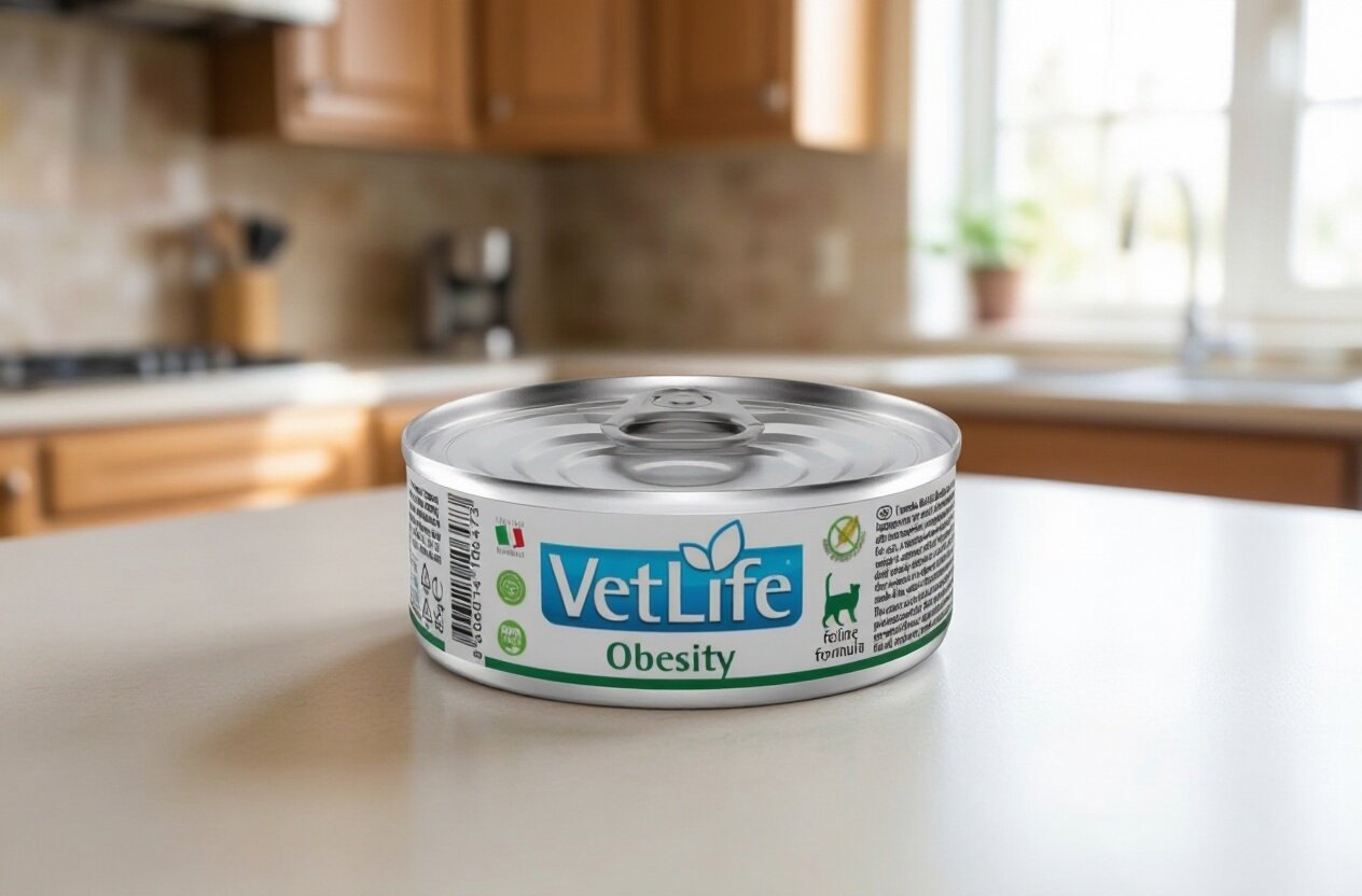 Влажный корм для кошек Farmina Vet Life Obesity, при ожирении, 1 шт х 85 гр