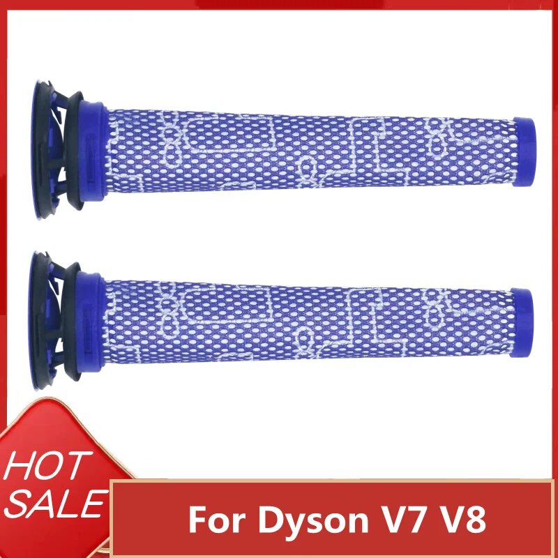 Фильтры для Dyson V7 V8, 2шт, темно-синий